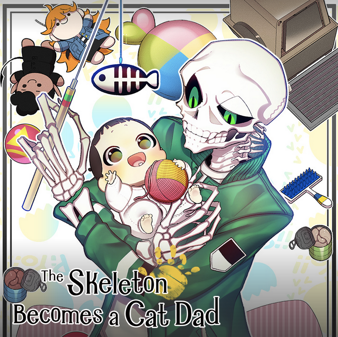 The Skeleton Becomes a Cat Dad by Mago | Goodreads
