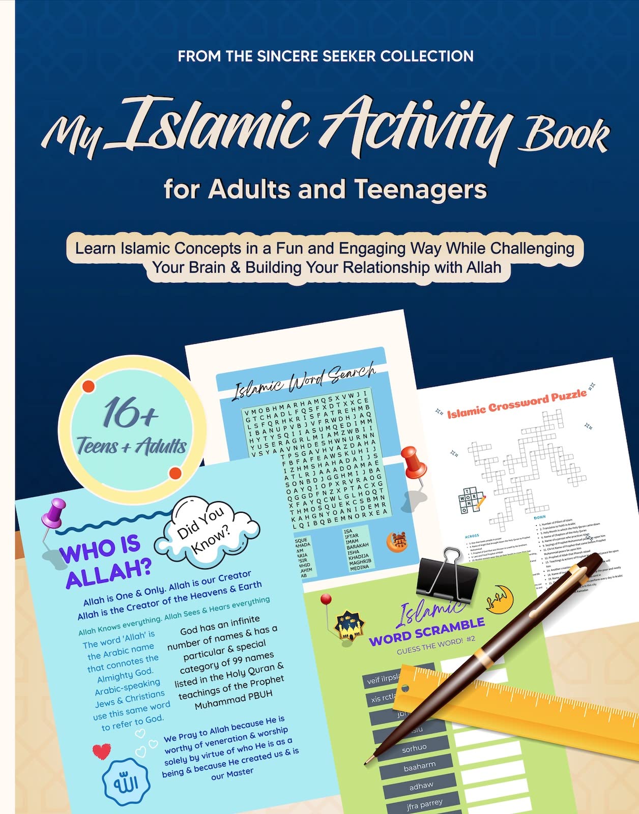My Islamic Activity Book for Adults and Teenagers: Learn Islamic ...