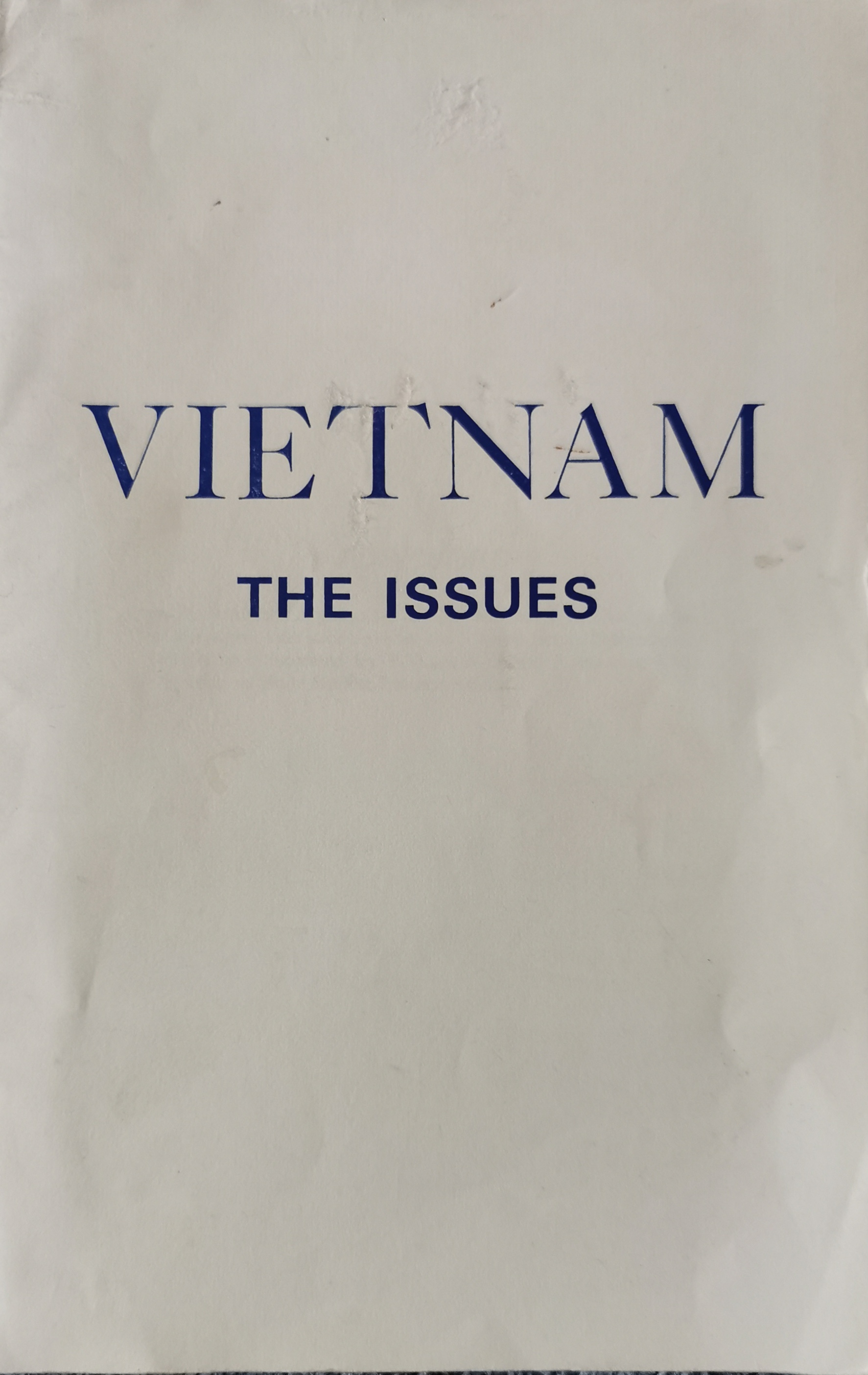 Vietnam the issues by U.S. Information Service | Goodreads