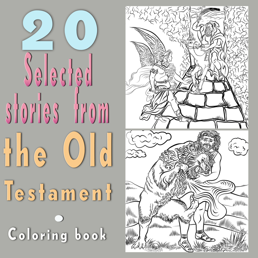 20 Selected stories from the Old Testament : Coloring Book for Adults ...