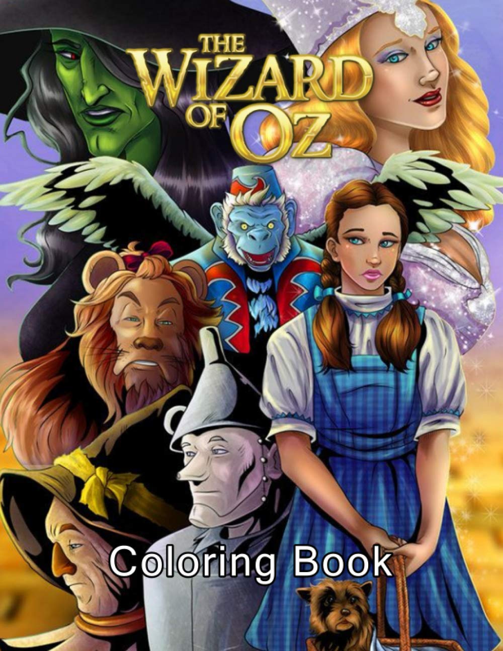 Wizard Oz Coloring Book Pages