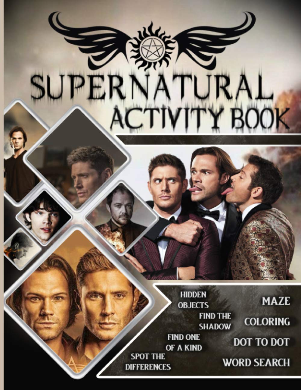 Supernatural Activity Book: Crayola Adults, Kids Word Search, Dot To ...