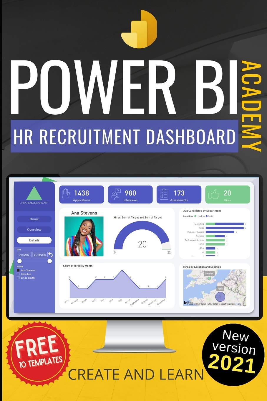 Power BI Academy - HR Recruitment: Step-by-step guide to create an easy ...