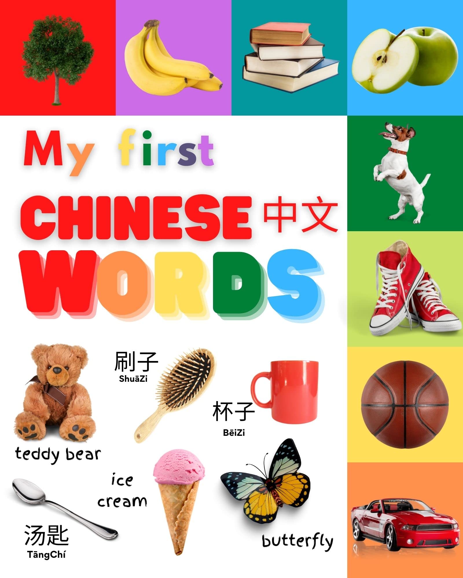 My First Chinese Words: English to Chinese for kids by Poppyseed ...
