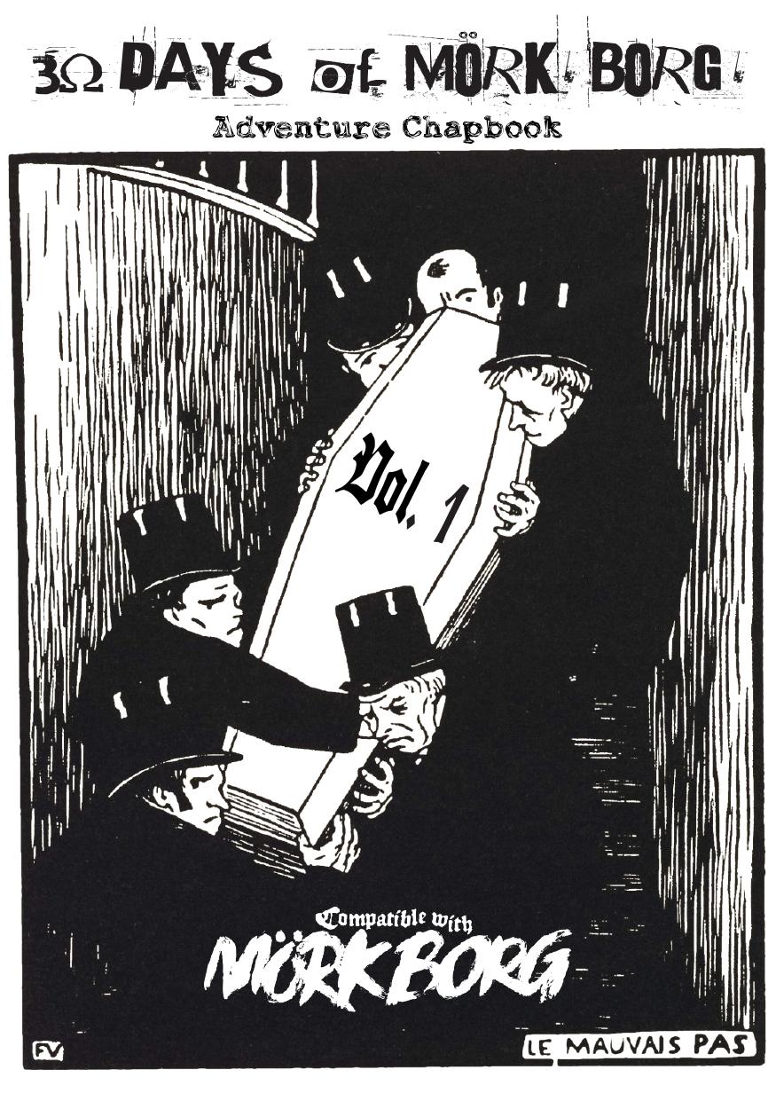 30 Days of Mörk Borg, Adventure Chapbook Vol. 1 by Rugose Kohn | Goodreads