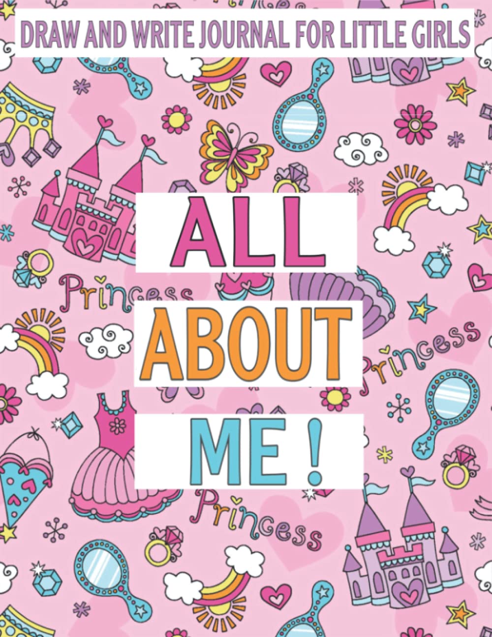 All About Me journal for girls: A Draw and Write Book with Prompts ...