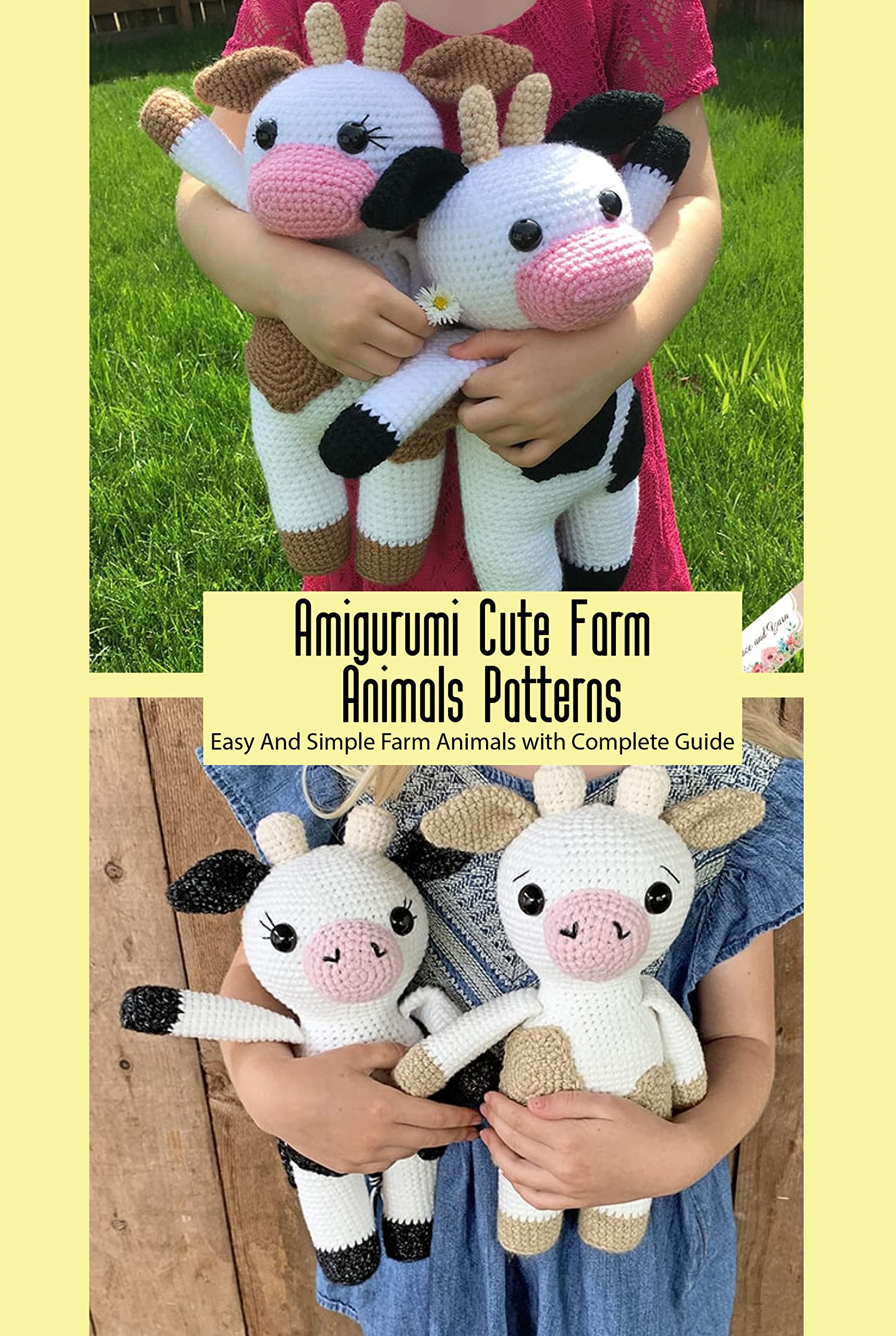 Amigurumi Cute Farm Animals Patterns: Easy And Simple Farm Animals with ...