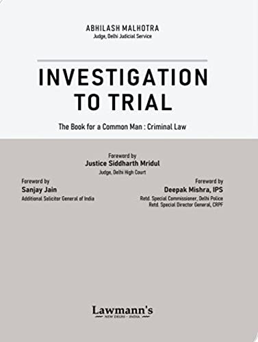 Investigation to Trial - The book for a Common Man: Criminal Law by ...