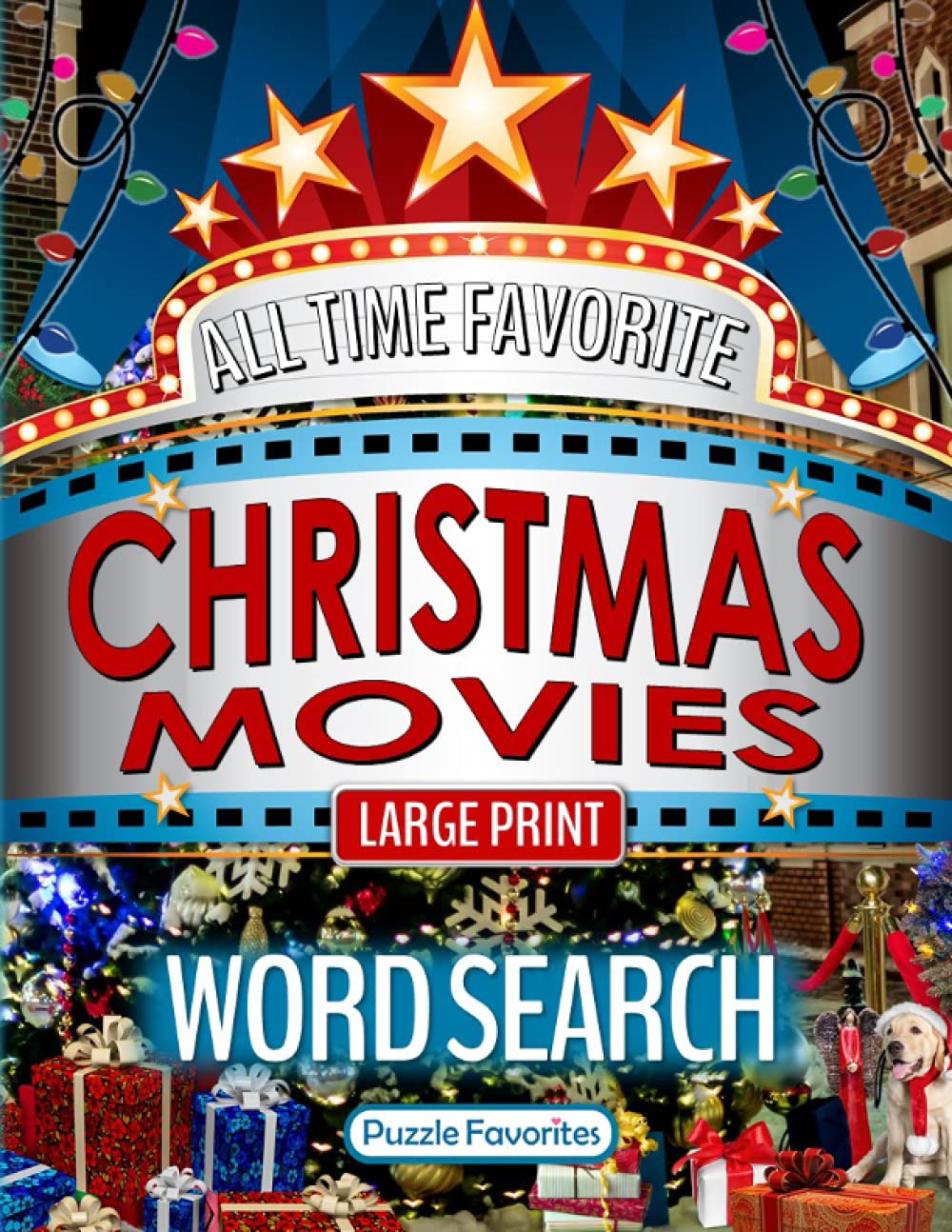 All Time Favorite Christmas Movies Word Search Large Print: Holiday ...
