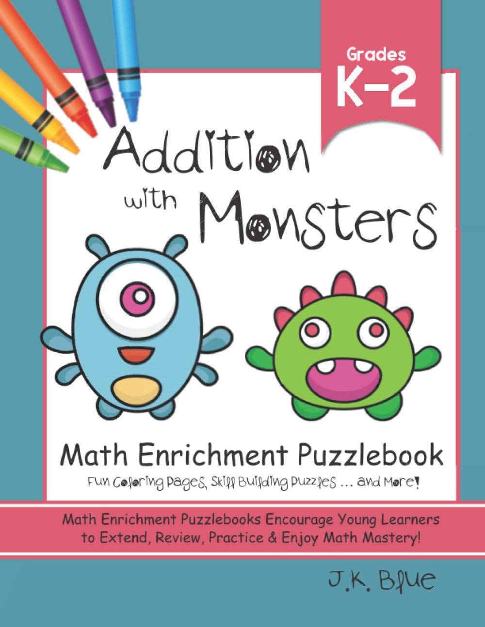 Addition with Monsters: Kindergarten, 1st, 2nd Grade Addition ...