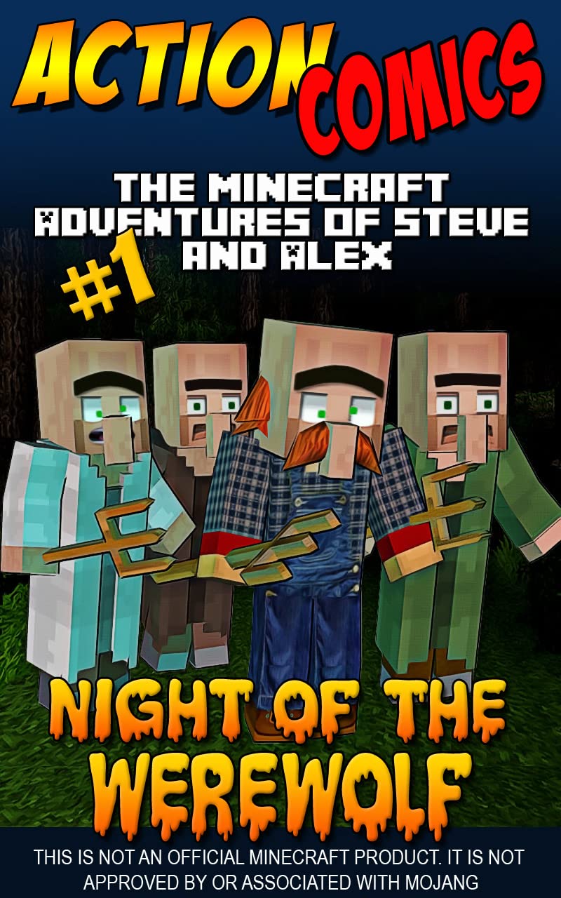 Action Comics: The Minecraft Adventures of Steve and Alex: Night of the ...