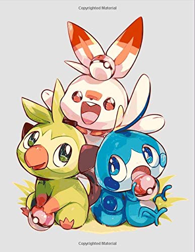 Scorbunny, Sobble and Grookey Themed Sketchbook Gift for Pokemon GO ...