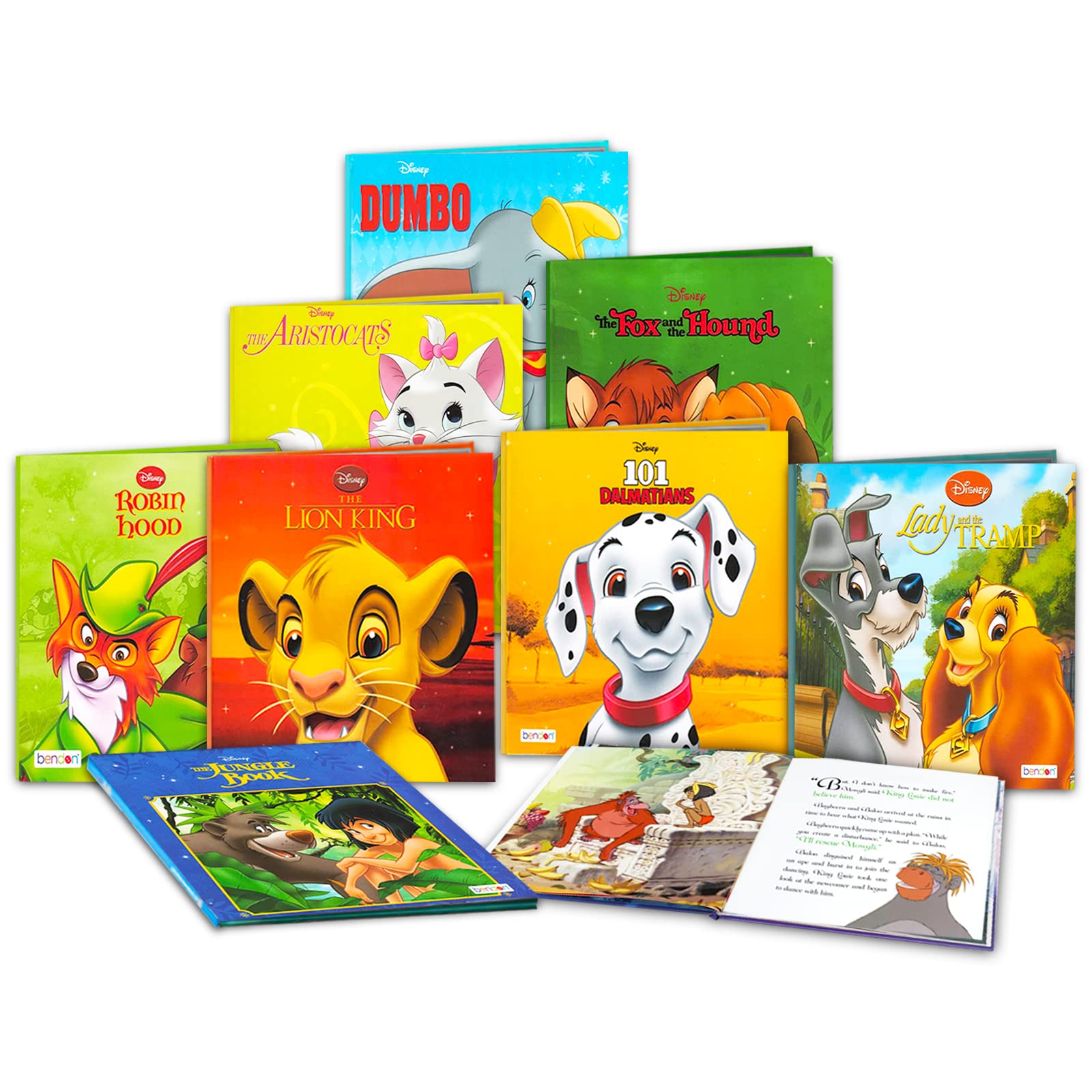 Disney Classic Storybook Collection for Toddlers Kids ~ 8 Disney Books ...
