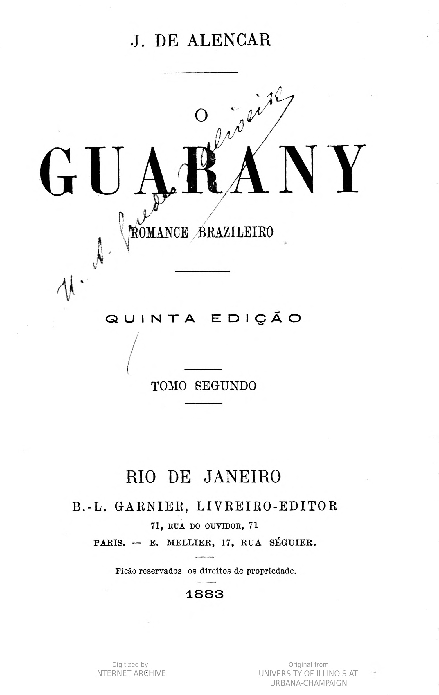O Guarany, Vol. 2 (de 2) by José de Alencar | Goodreads