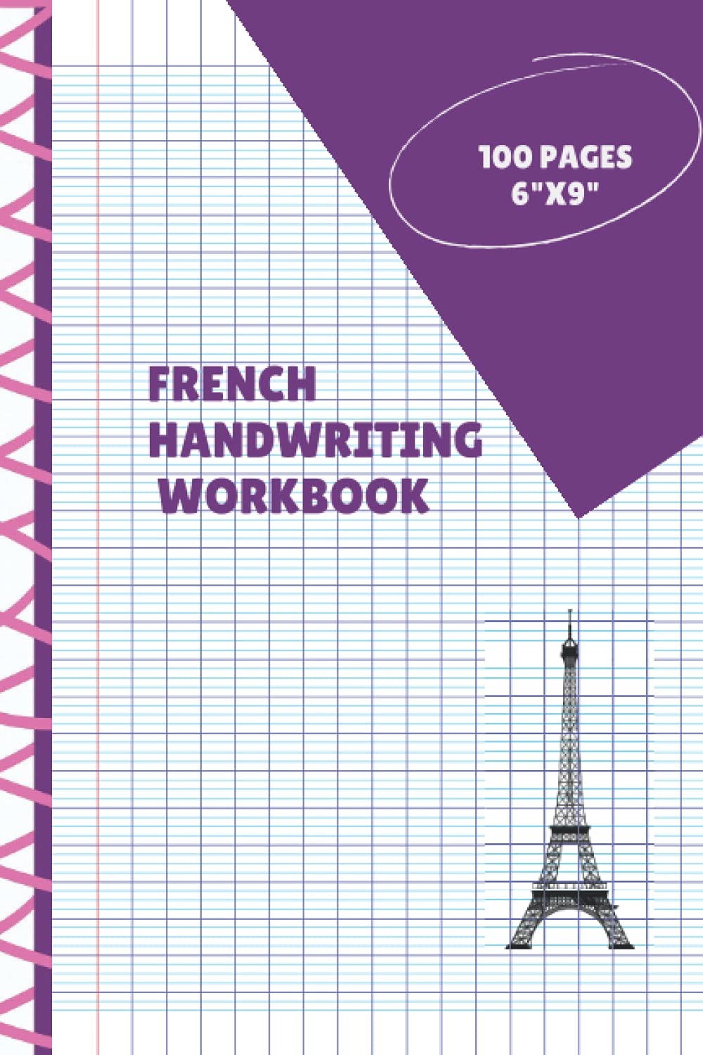 french handwriting workbook: seyes ruled notebooks ,french ruled ...
