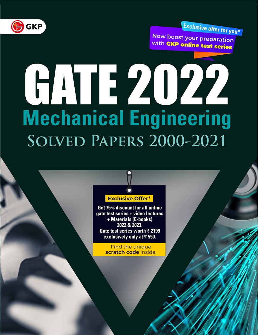 GATE 2022 : Mechanical Engineering - Solved Papers by GK Publications ...
