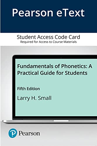 Fundamentals of Phonetics: A Practical Guide for Students -- Pearson ...