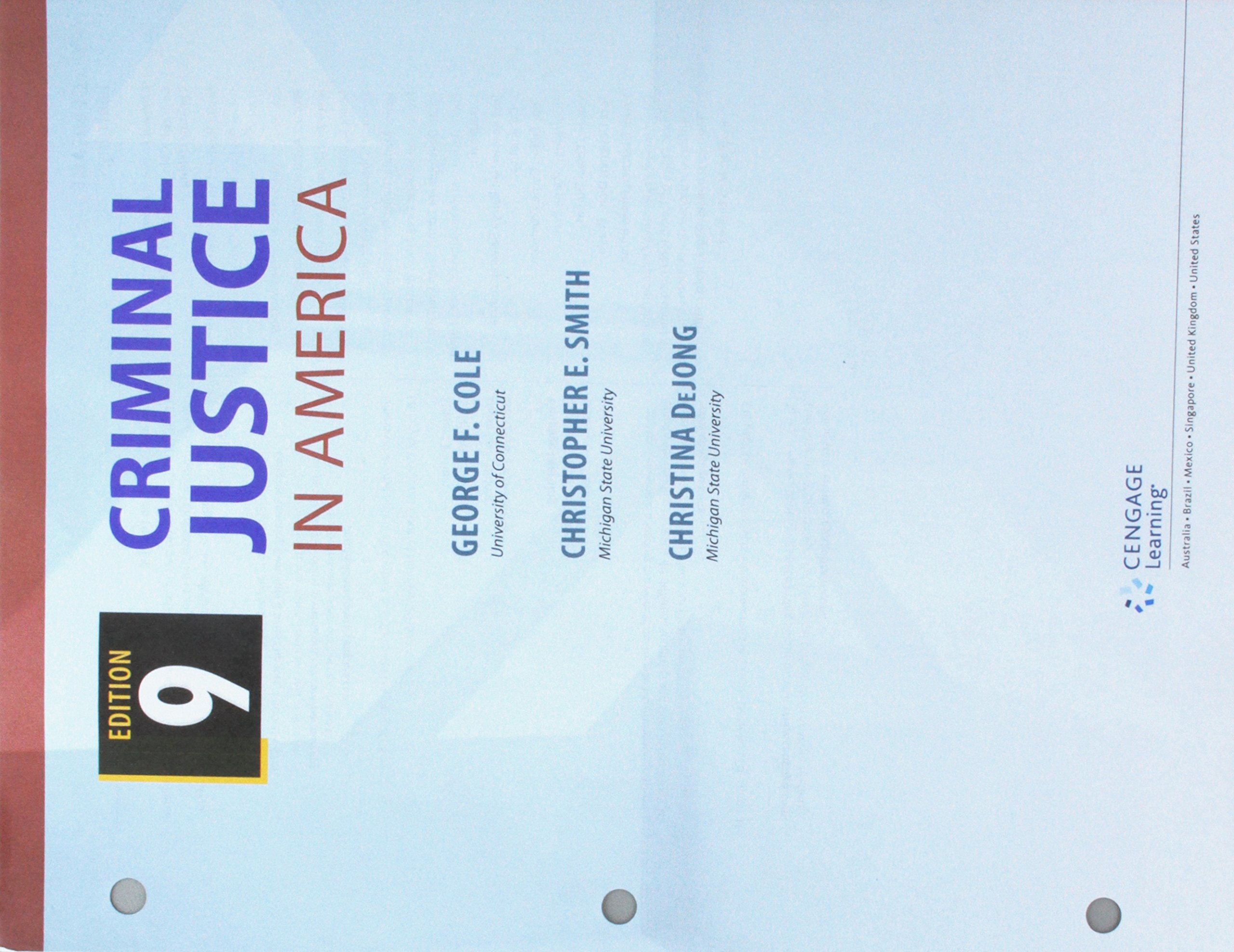 Bundle: Criminal Justice in America, Loose-Leaf Version, 9th + LMS ...