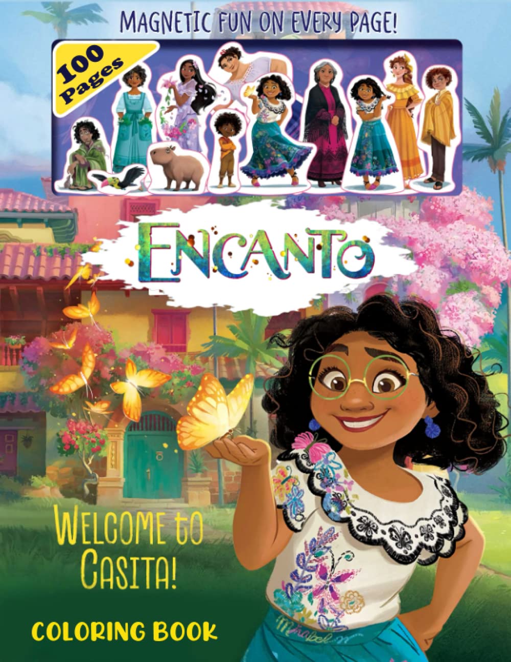 Éncanto Coloring Book: 65+ Great Coloring Pages For Kids, Teens, Adults ...