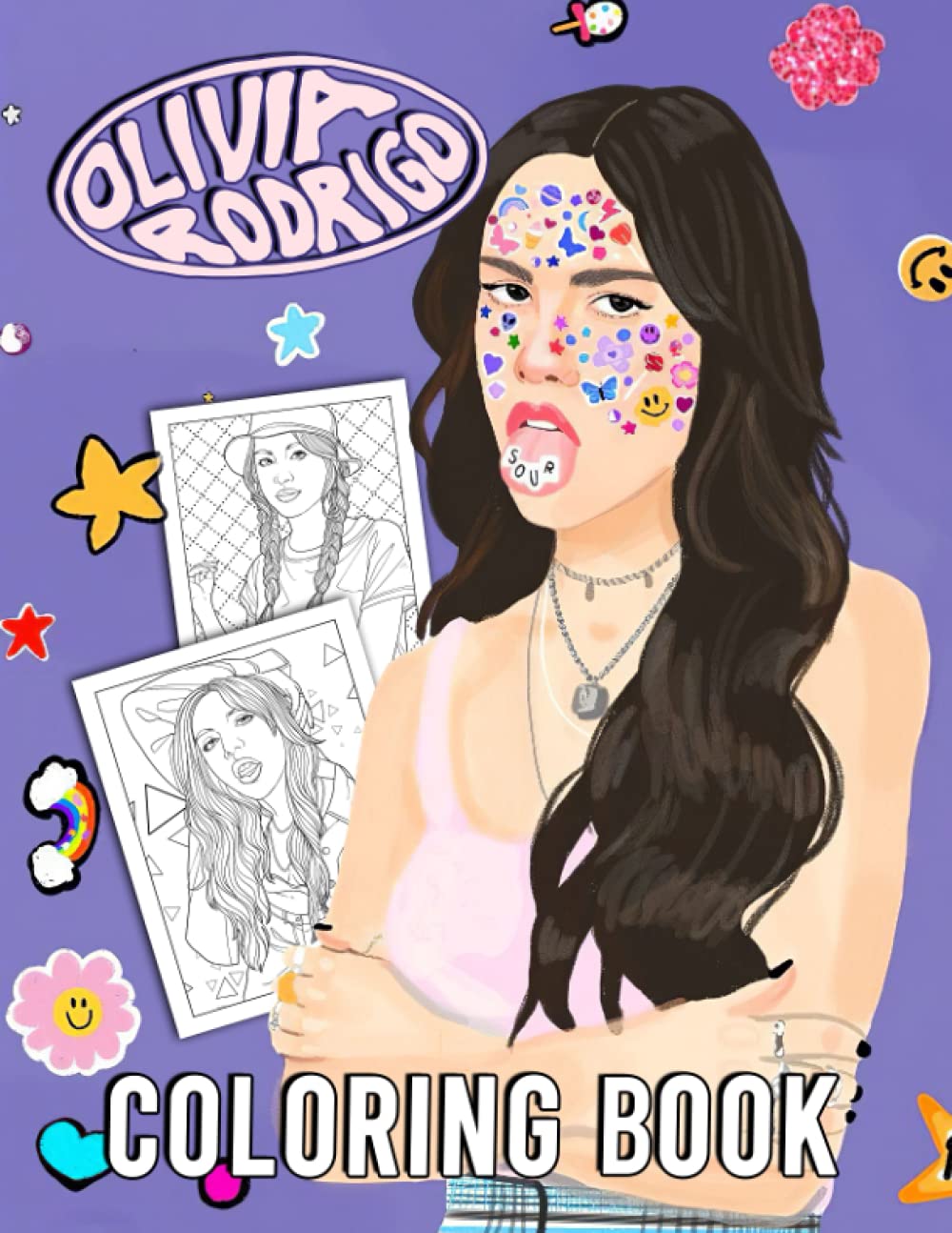 Olivia Rodrigo Coloring Book: An Incredible Coloring Book For Fans Of ...