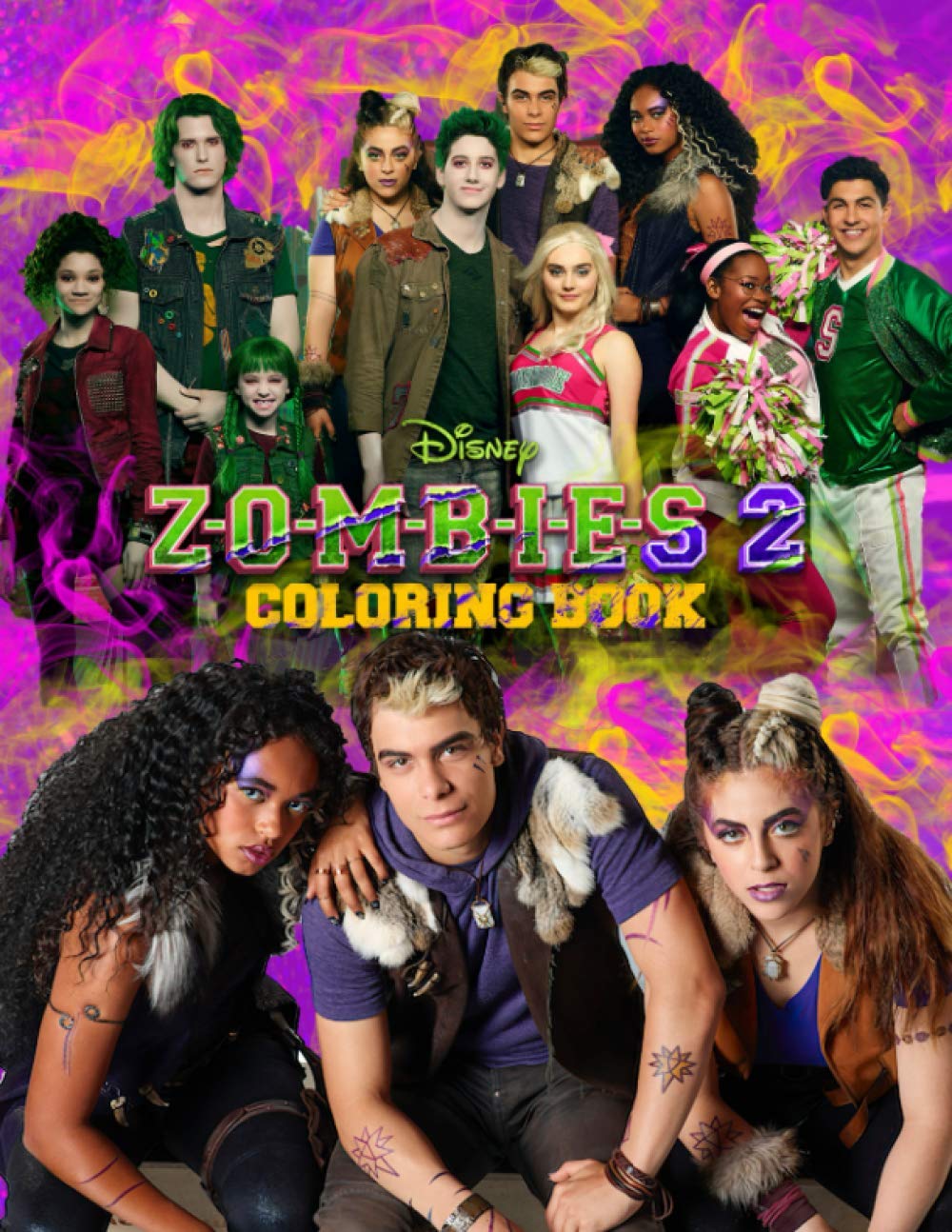 Zombies 2 Coloring Book: Great Gifts For All Fans Of Zombies 2 To Relax ...