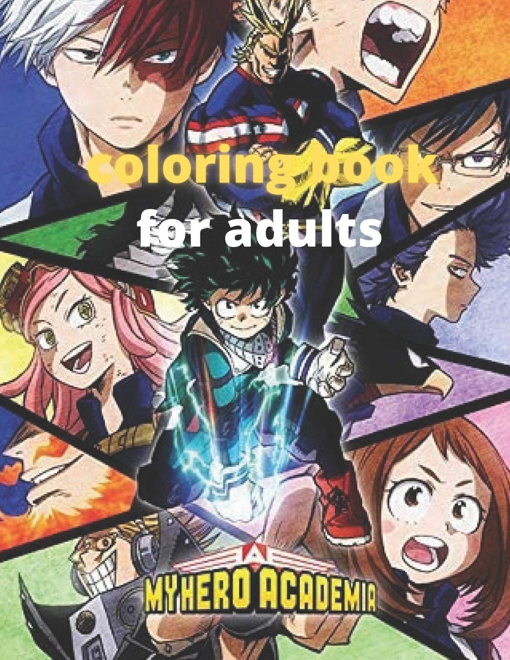 My hero academia coloring book for adults: Super and new edition my ...