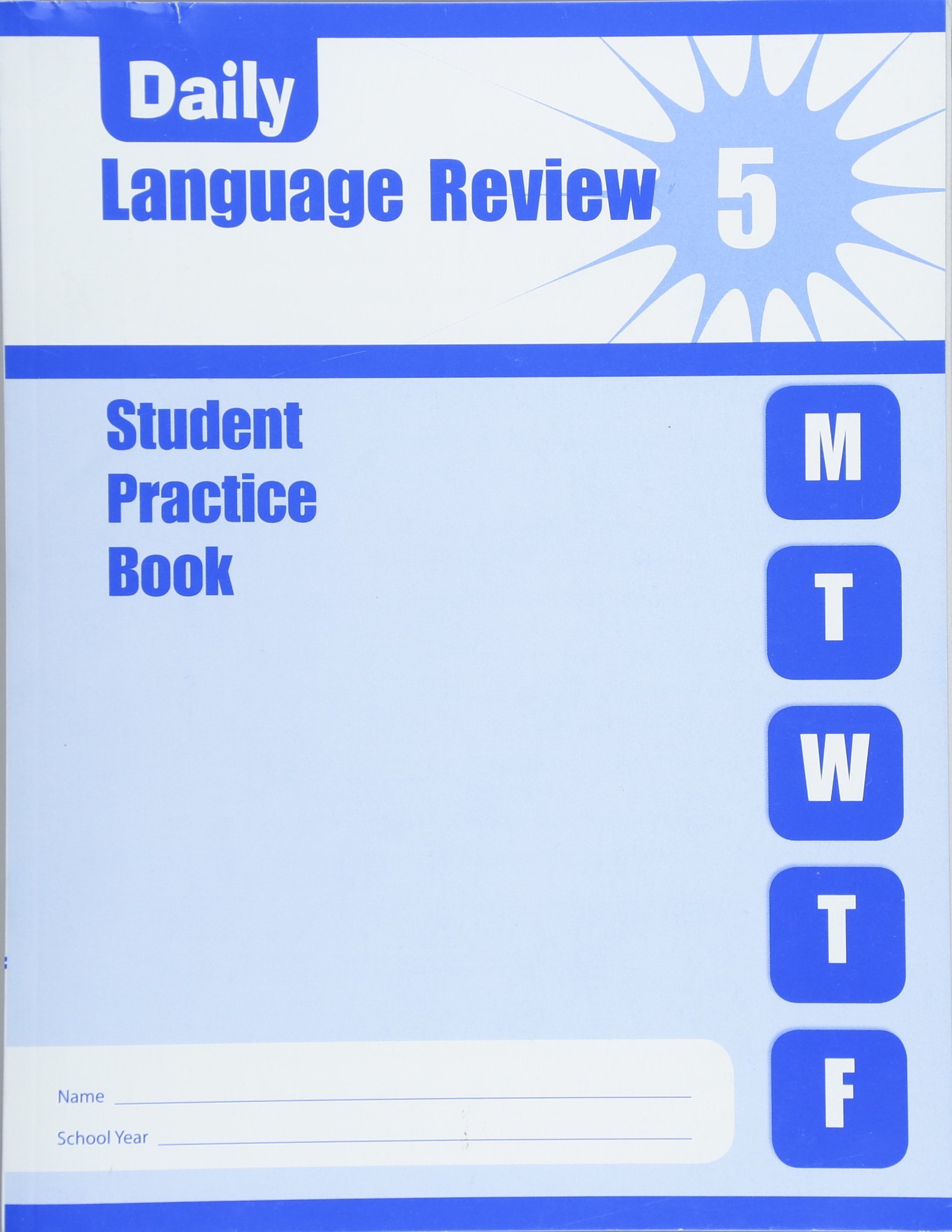 Daily Language Review, Grade 5 Student Workbook by Evan-Moor ...