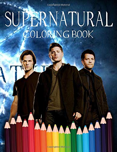 Supernatural Coloring Book: Adult Coloring Book For Supernatural Fans ...