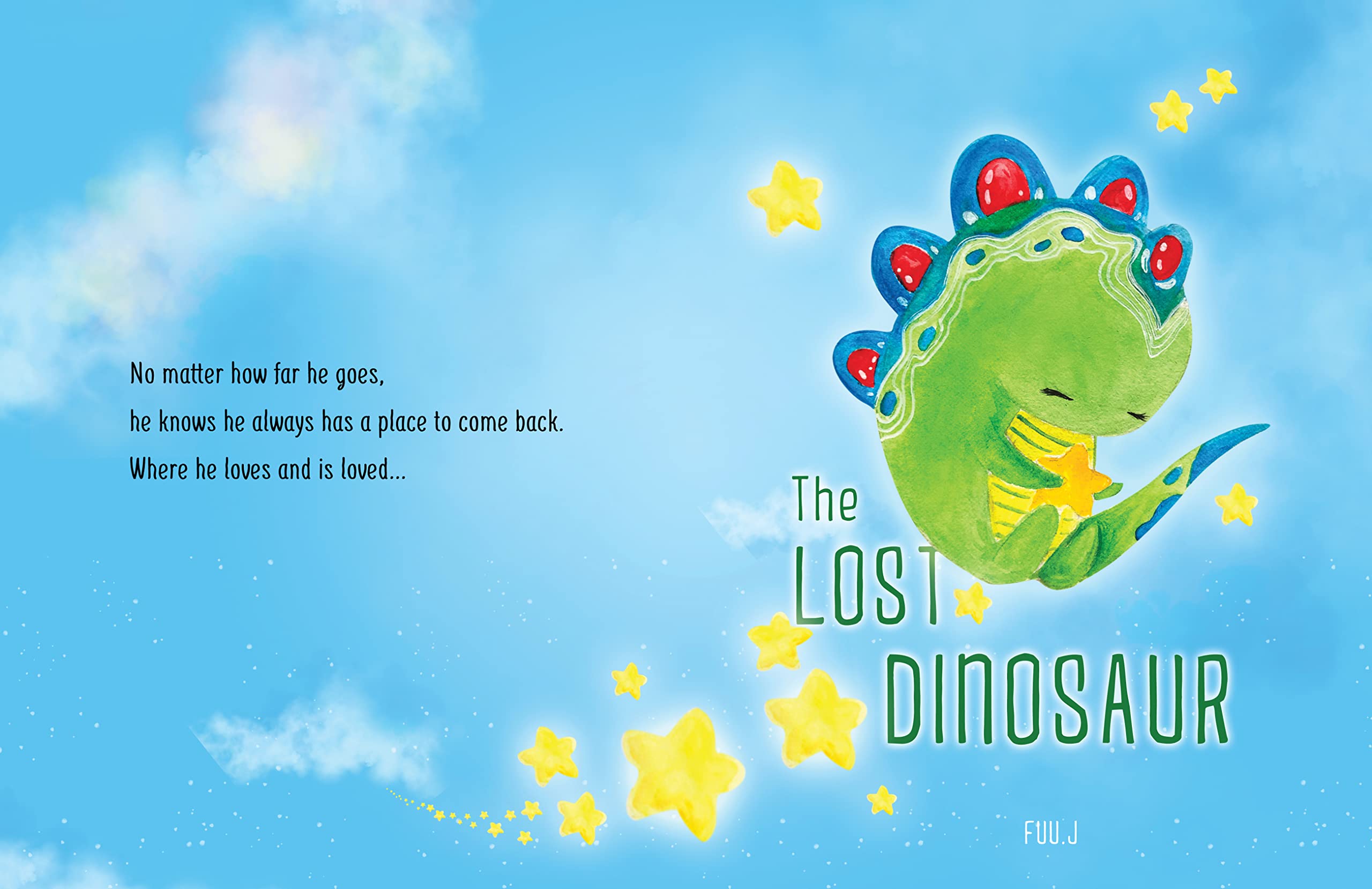 The Lost Dinosaur: 5 minute Bedtime Quick Story Book for Kid by Fuu J ...