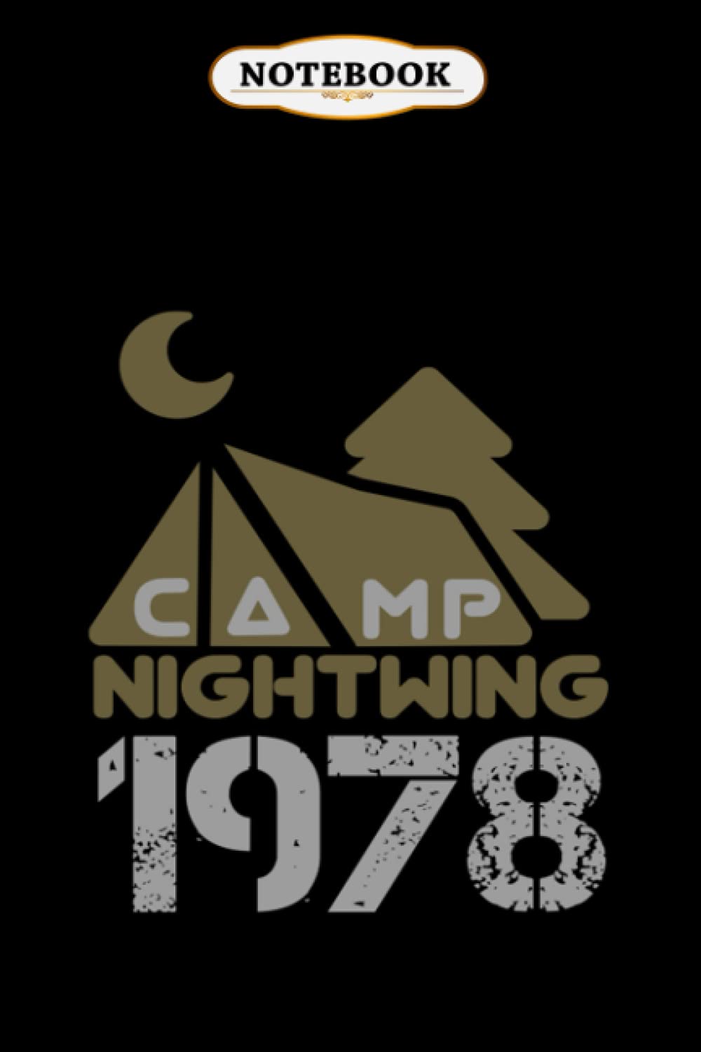 Notebook: Camp Nightwing 1978 Fear Street Wide Ruled journal Notebook ...