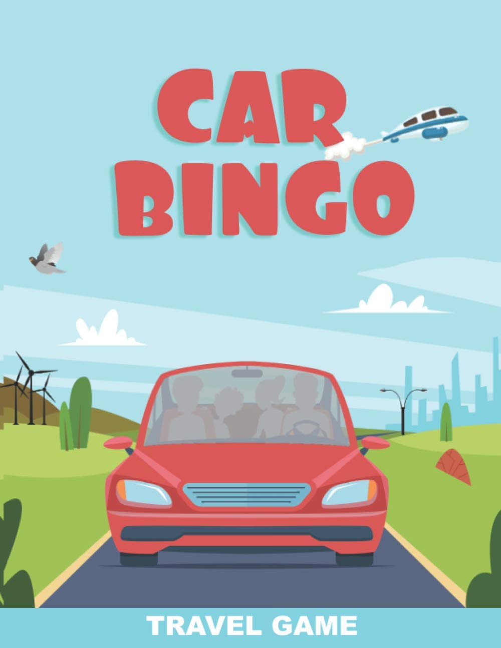 Car Bingo Travel Game: Road Trip Essentials For Kids Roadside Bingo ...