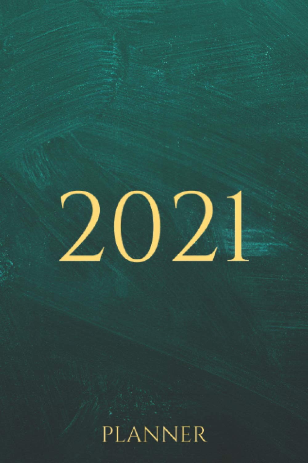 Green Daily Planner 2021 - Calendar Agenda Planner - Schedule ...