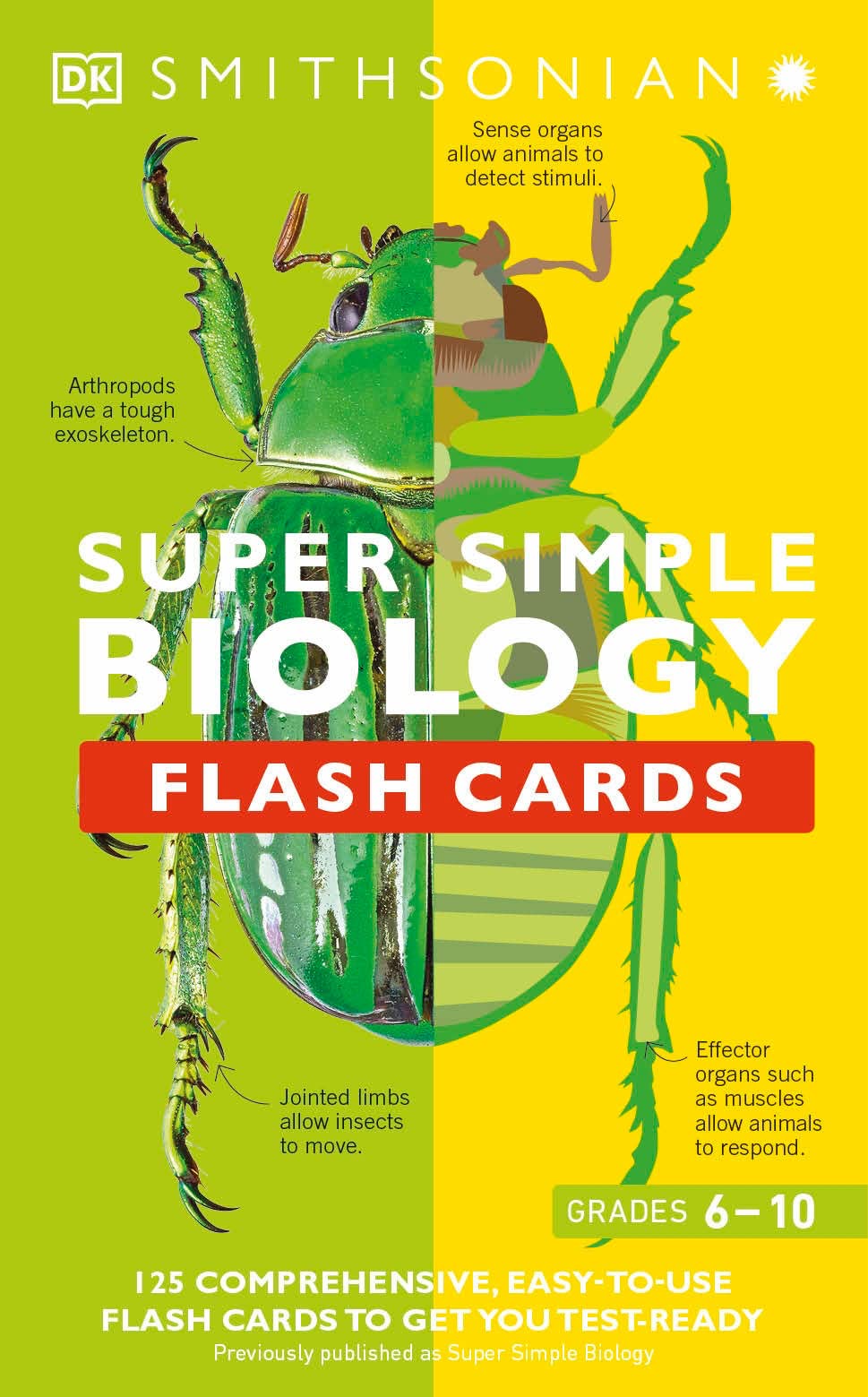 Super Simple Biology Flash Cards: 125 Comprehensive, Easy-To-Use Flash ...