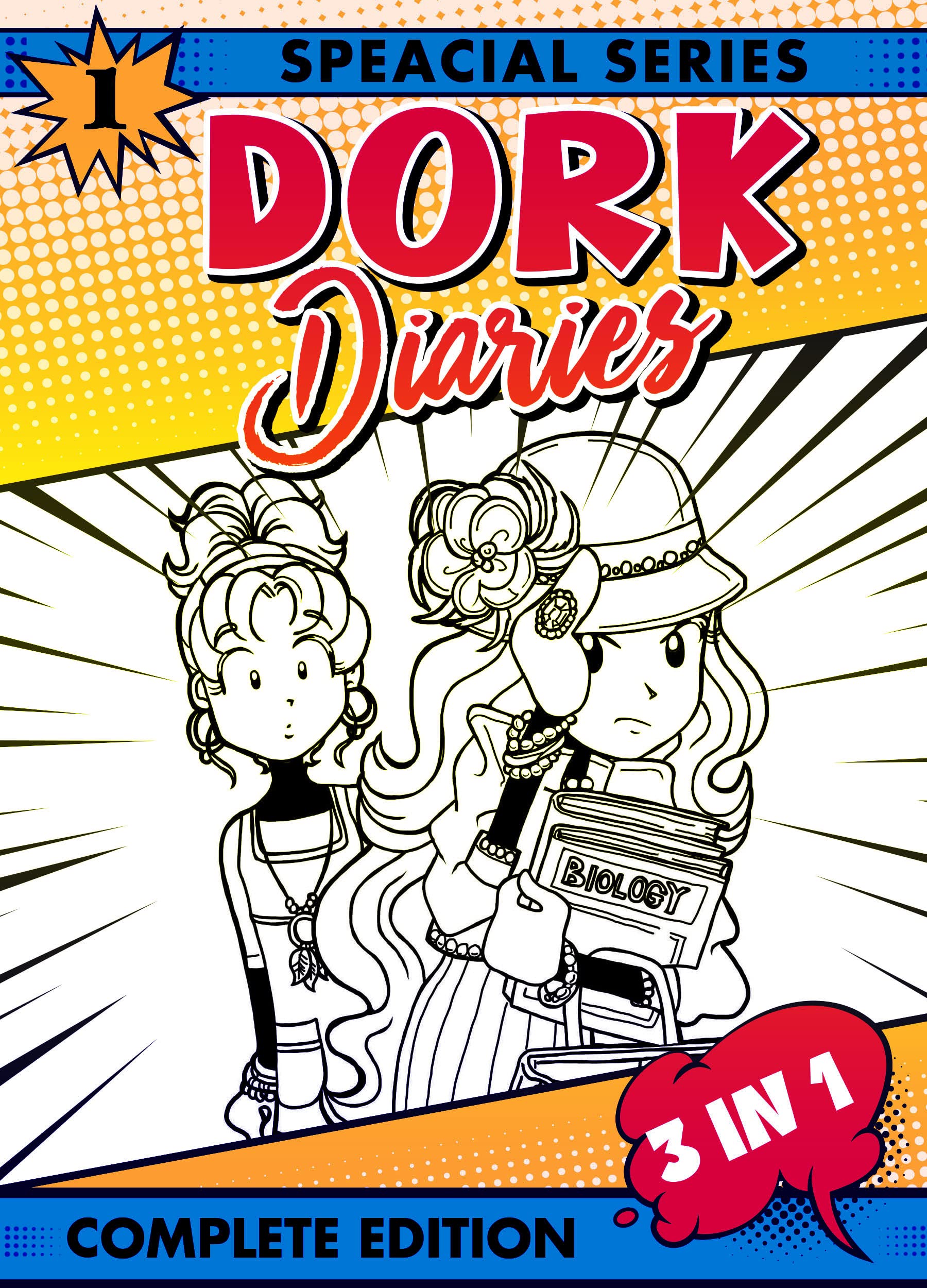 Complete Dork-Diaries Special: Complete Vol 1 Include Vol 1-2-3 Funny ...