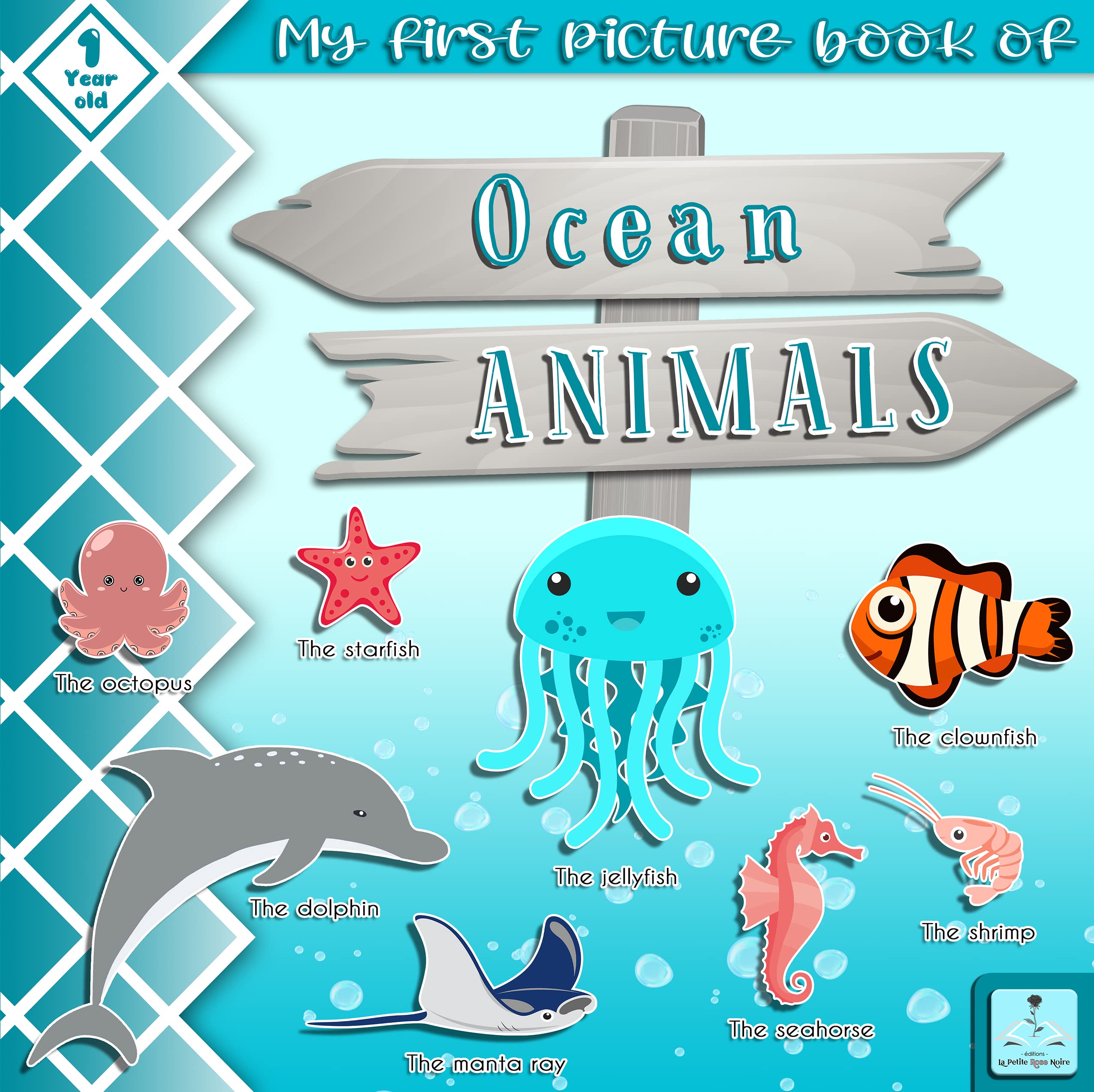 MY FIRST PICTURE BOOK OF OCEAN ANIMALS: Picture book of marine animals ...