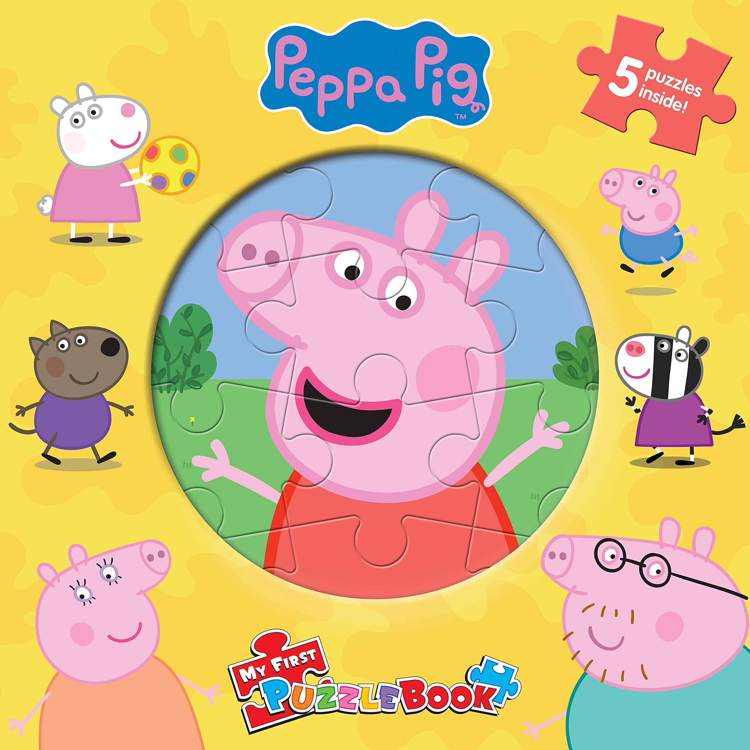 Peppa Pig My First Puzzle Book - Jigsaw Puzzles for kids, 10-page board ...