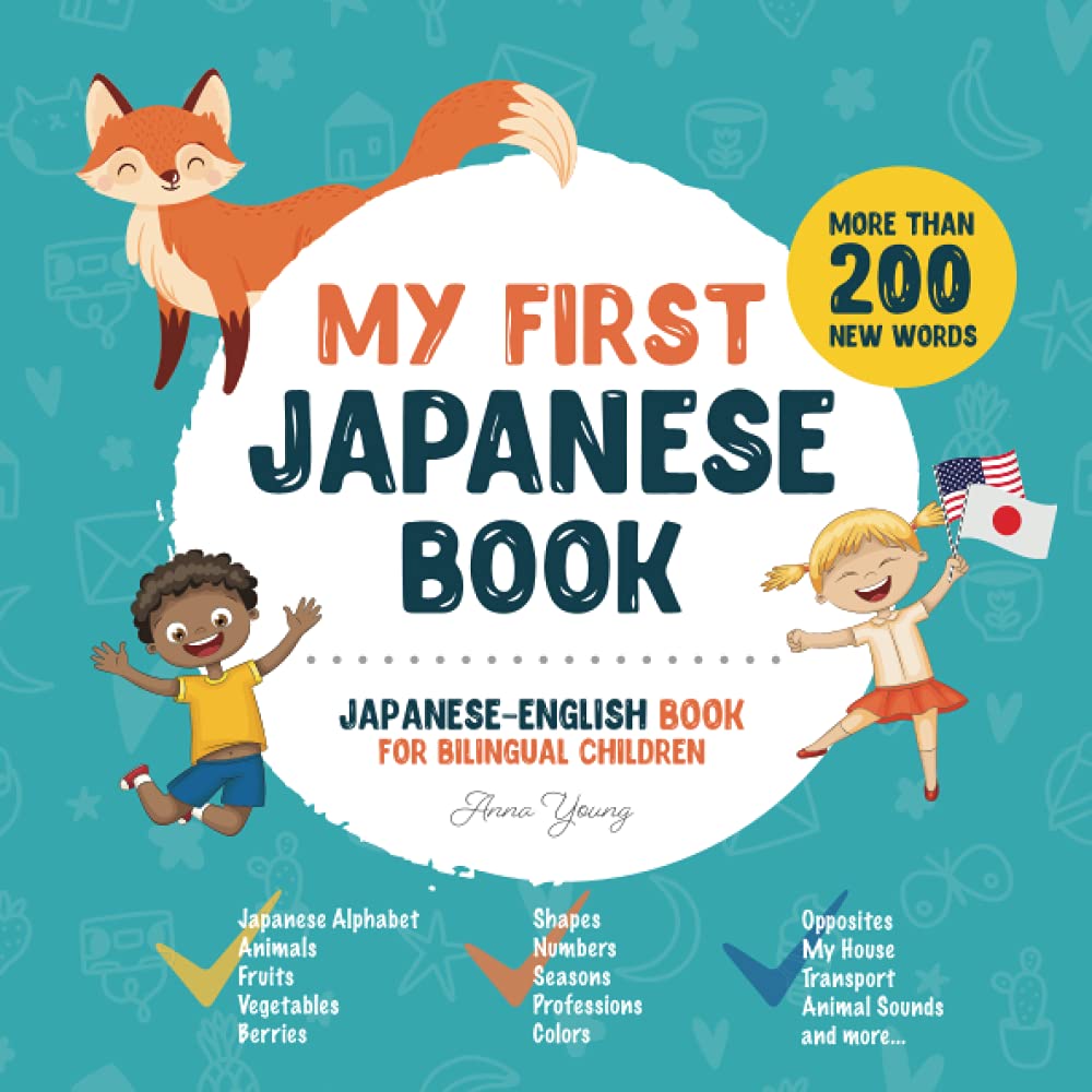 My First Japanese Book. Japanese-English Book for Bilingual Children ...