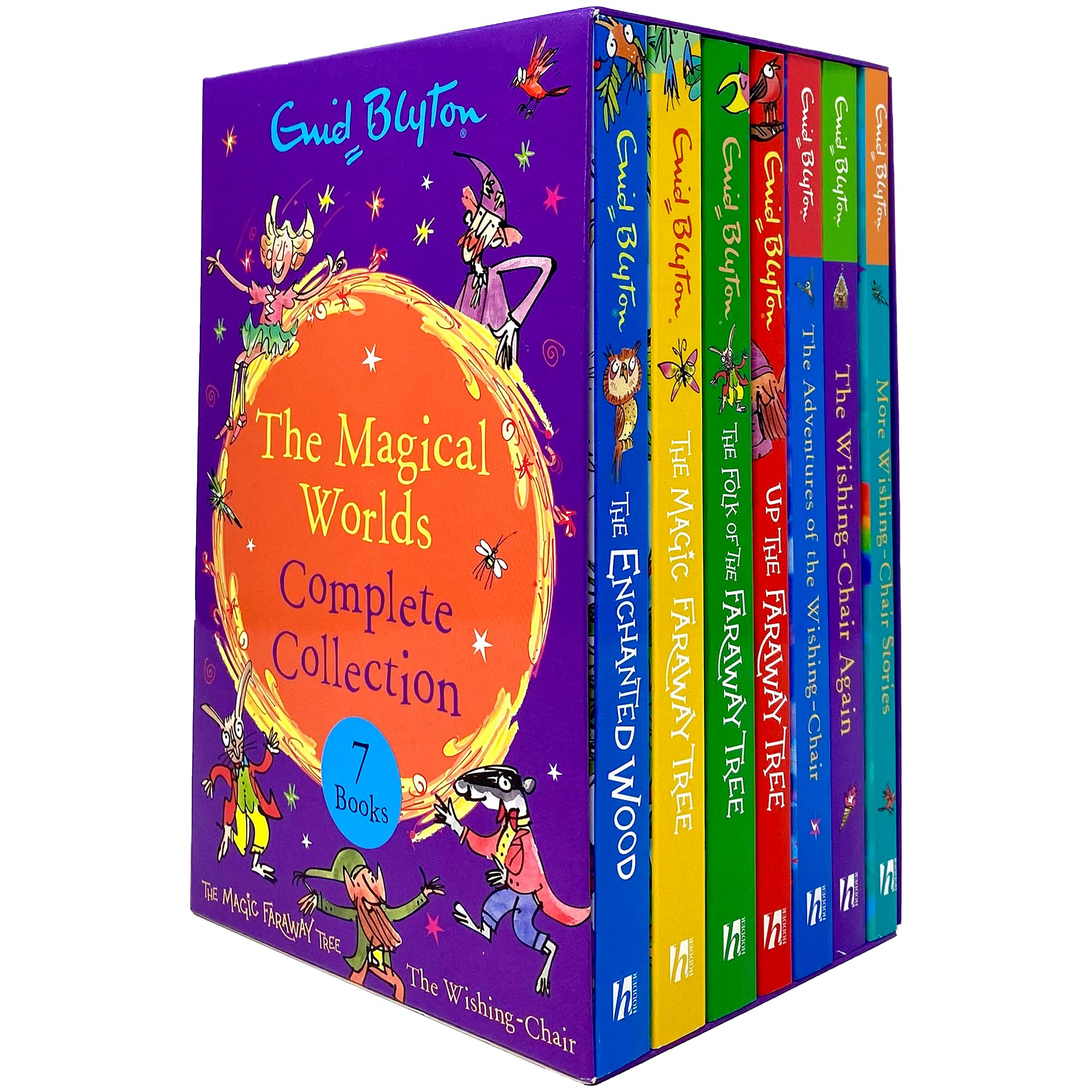 Enid Blyton THe Magical Worlds Complete Collection 7 Books Box Set by ...