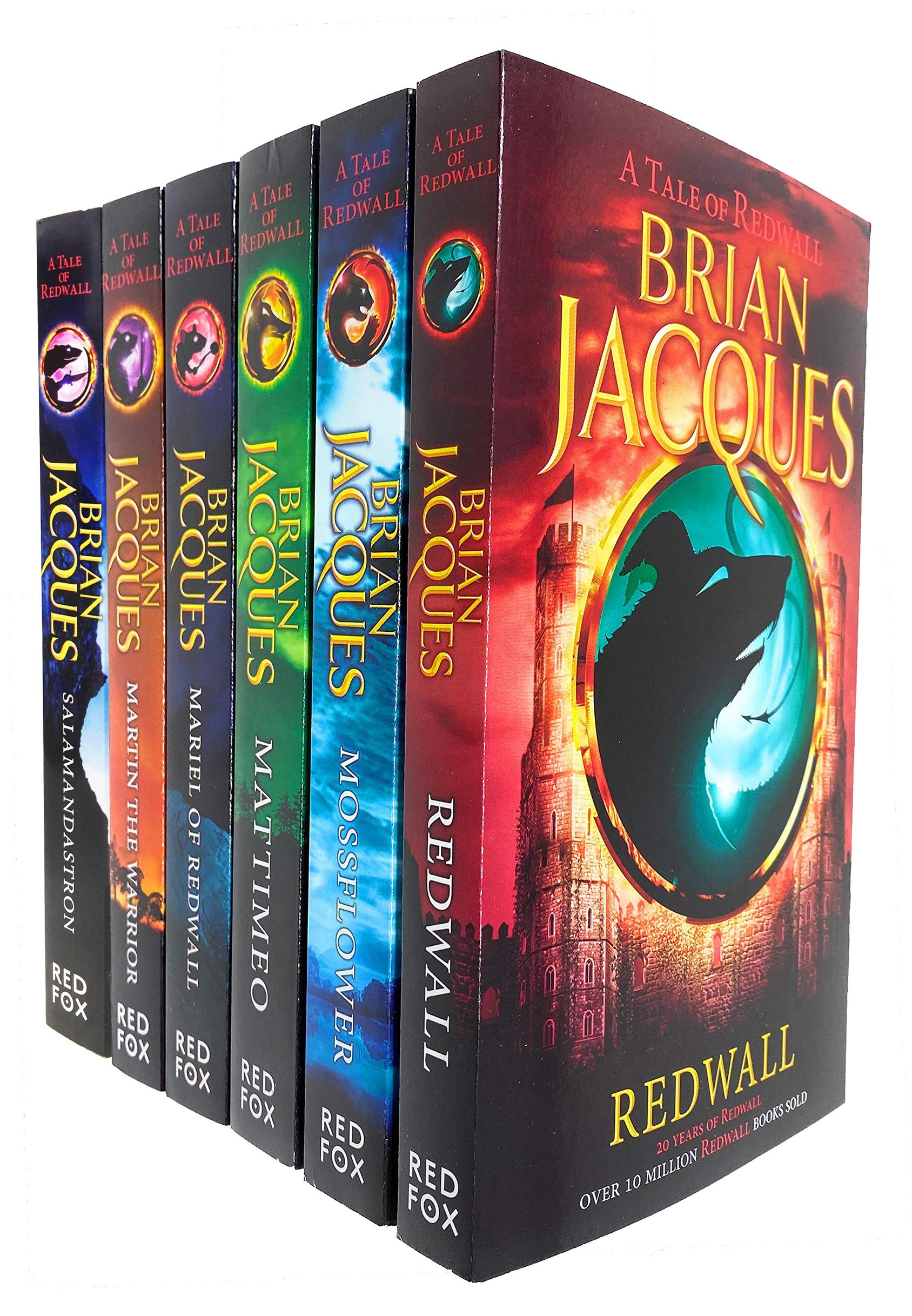 Brian Jacques Redwall Series 6 Books Collection Set by Brian Jacques ...