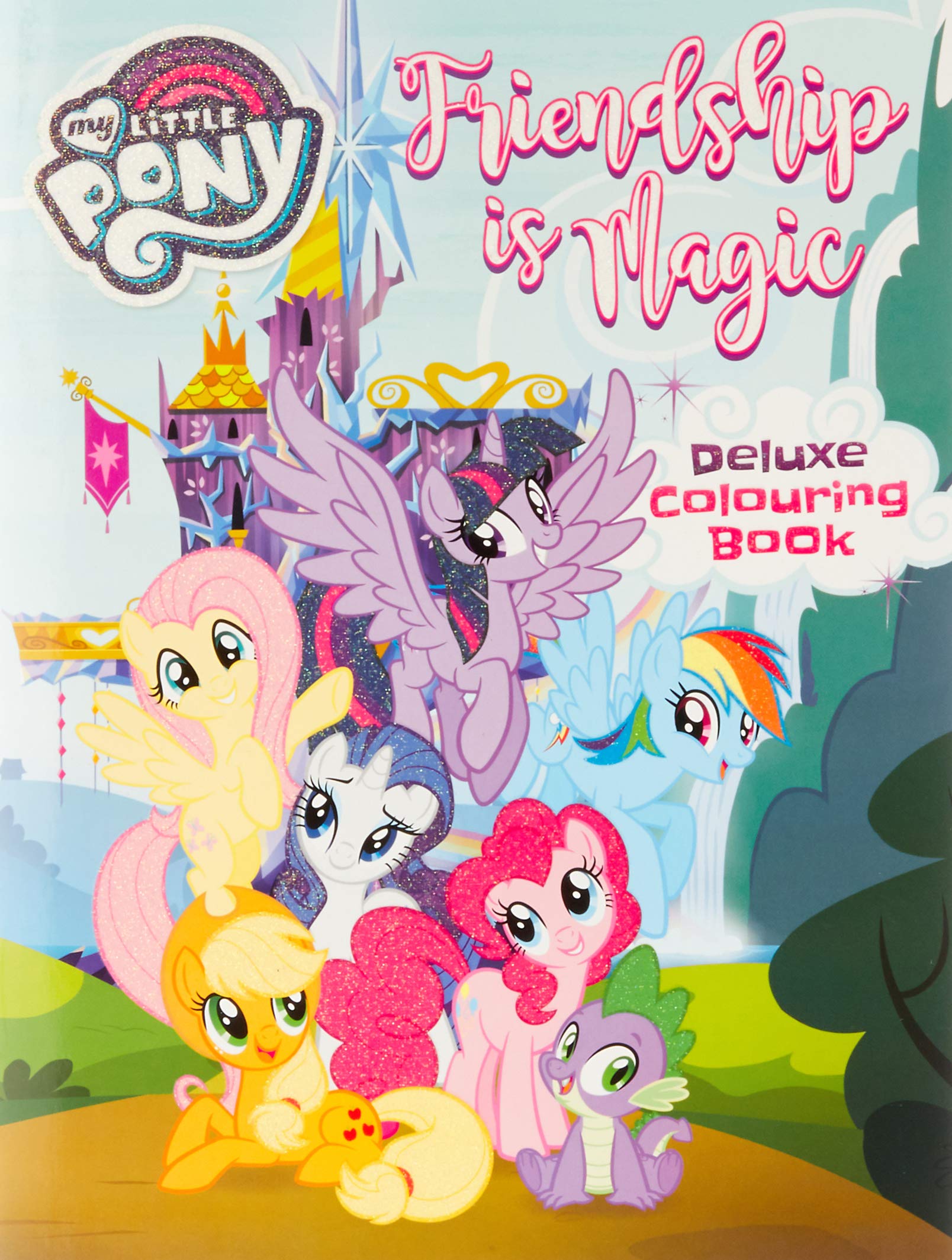 My Little Pony Friendship is Magic Deluxe Colouring Book by Lake Press ...