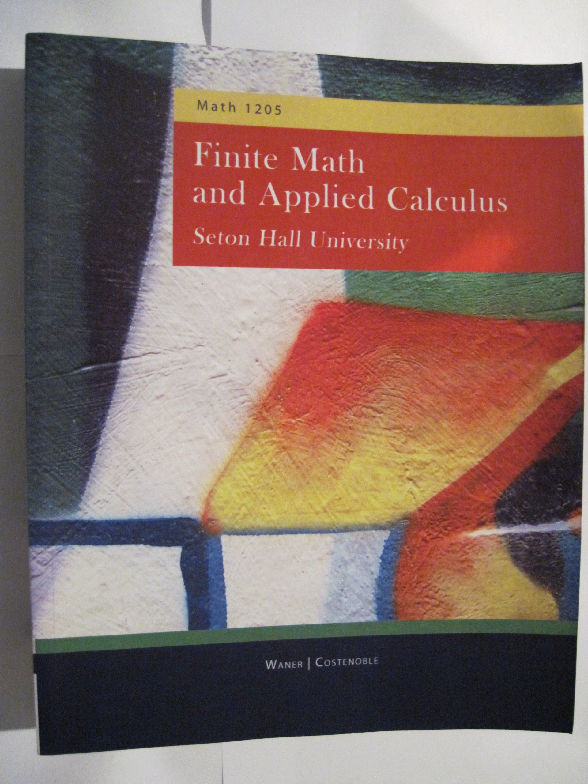 Finite Math and Applied Calculus by Stefan Waner | Goodreads