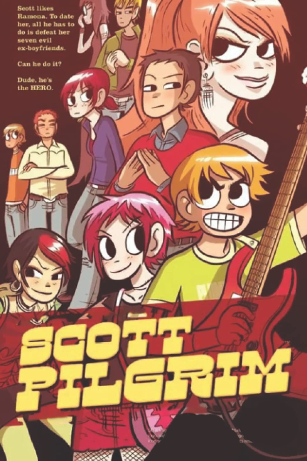 Scott Pilgrim Notebook: - Letter Size 6 x 9 inches, 110 wide ruled ...