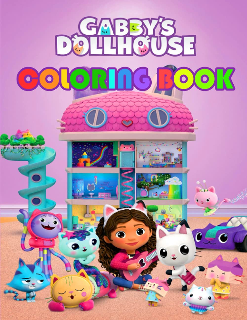 GABBY'S DOLLHOUSE COLORING BOOK: Superior Edition - Color All Your ...