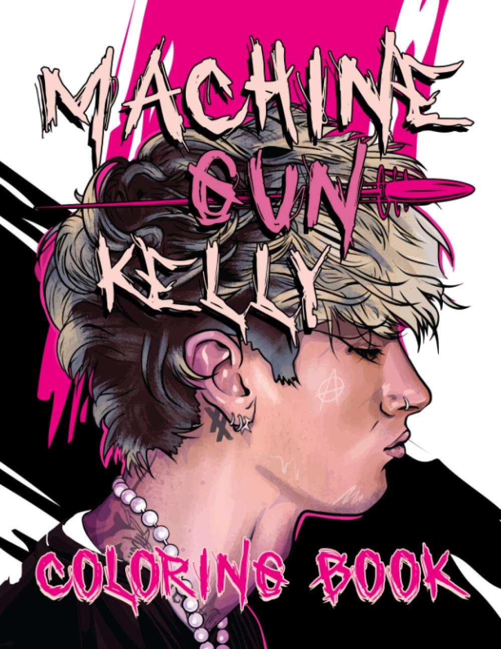 Machine Gun Kelly Coloring Book: A Fantastic Coloring Book Giving ...
