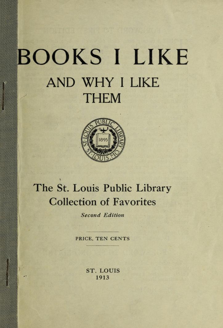 Books I like and why I like them by Arthur Elmore Bostwick | Goodreads