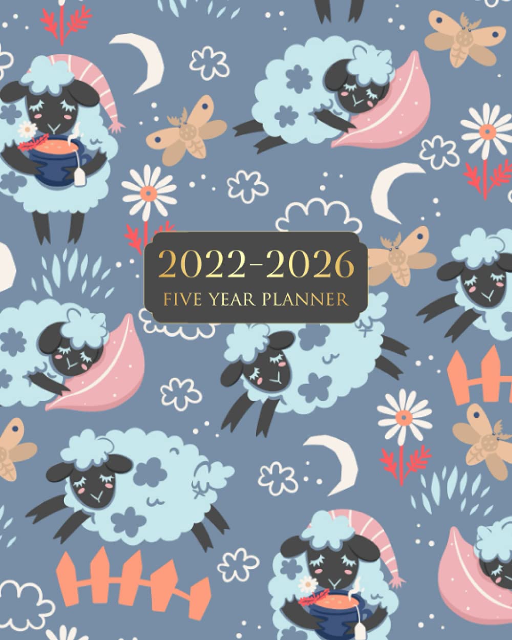 2022-2026 Five Year Planner: Five Years Monthly Planner Calendar ...