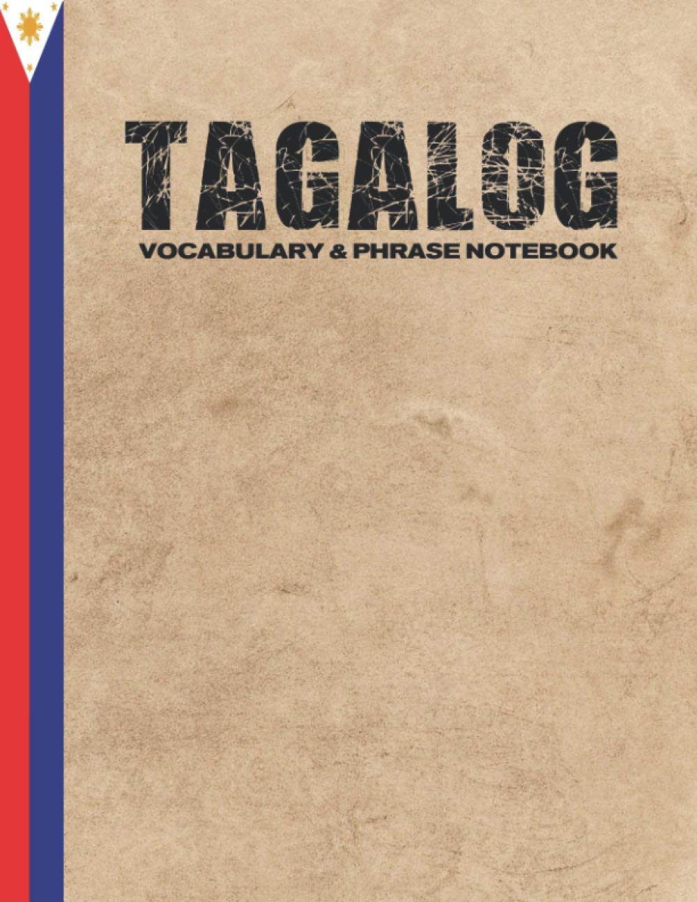 Tagalog Vocabulary Phrase Notebook For Learning Language Study