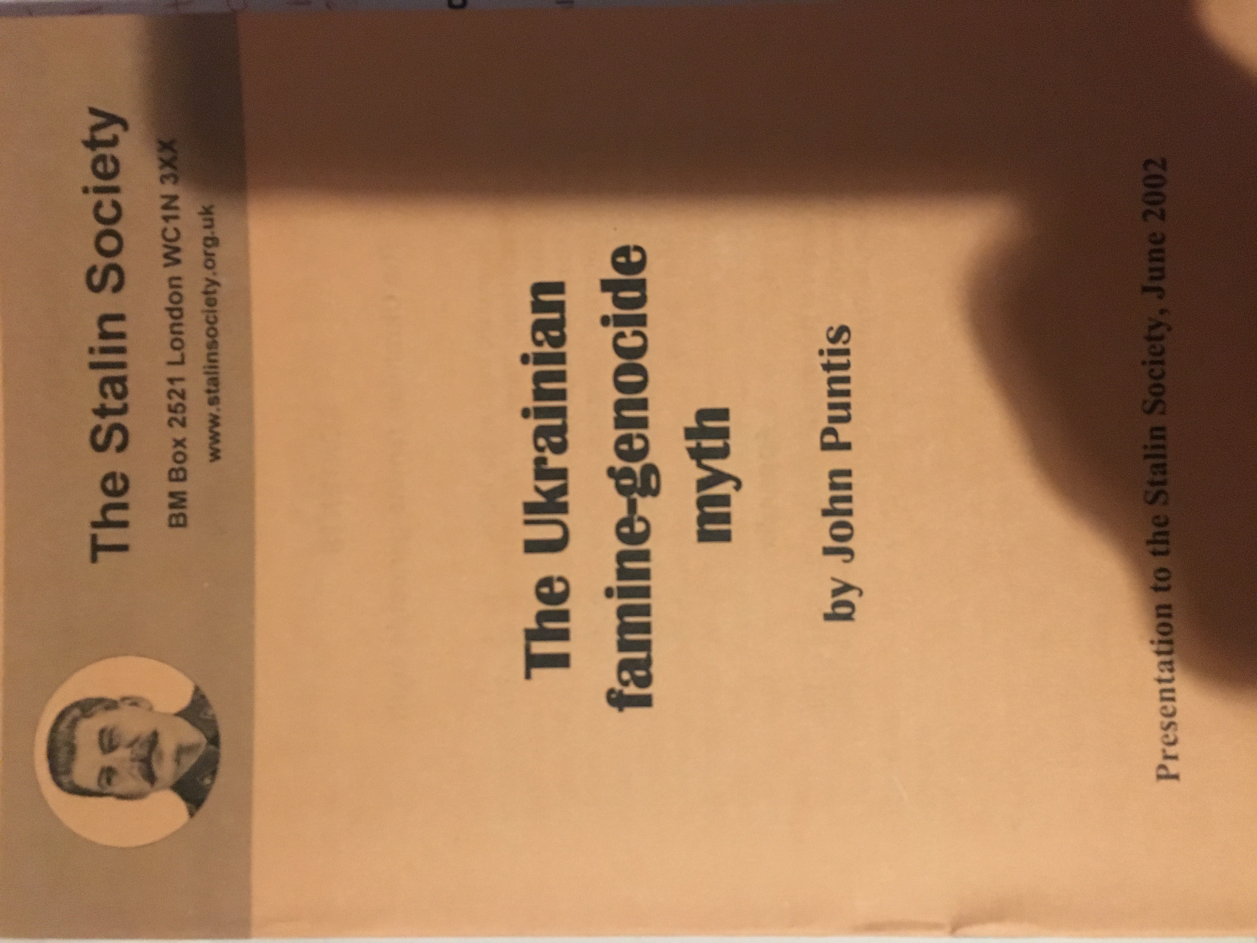 The Ukrainian famine-genocide myth by John Puntis | Goodreads