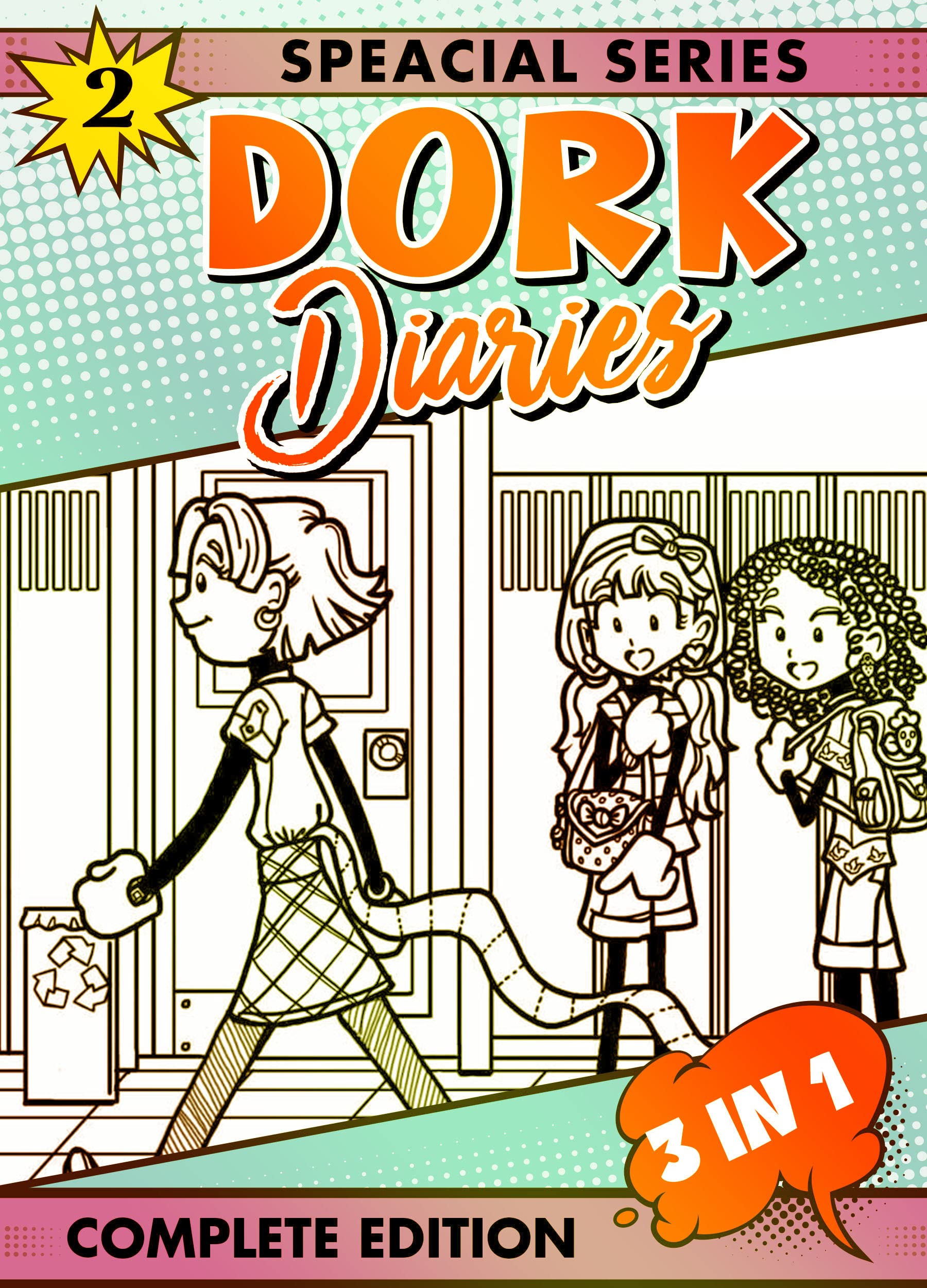 Special Complete Dork-Diaries: Book 2 Include Vol 4-5-6 Young Funny ...