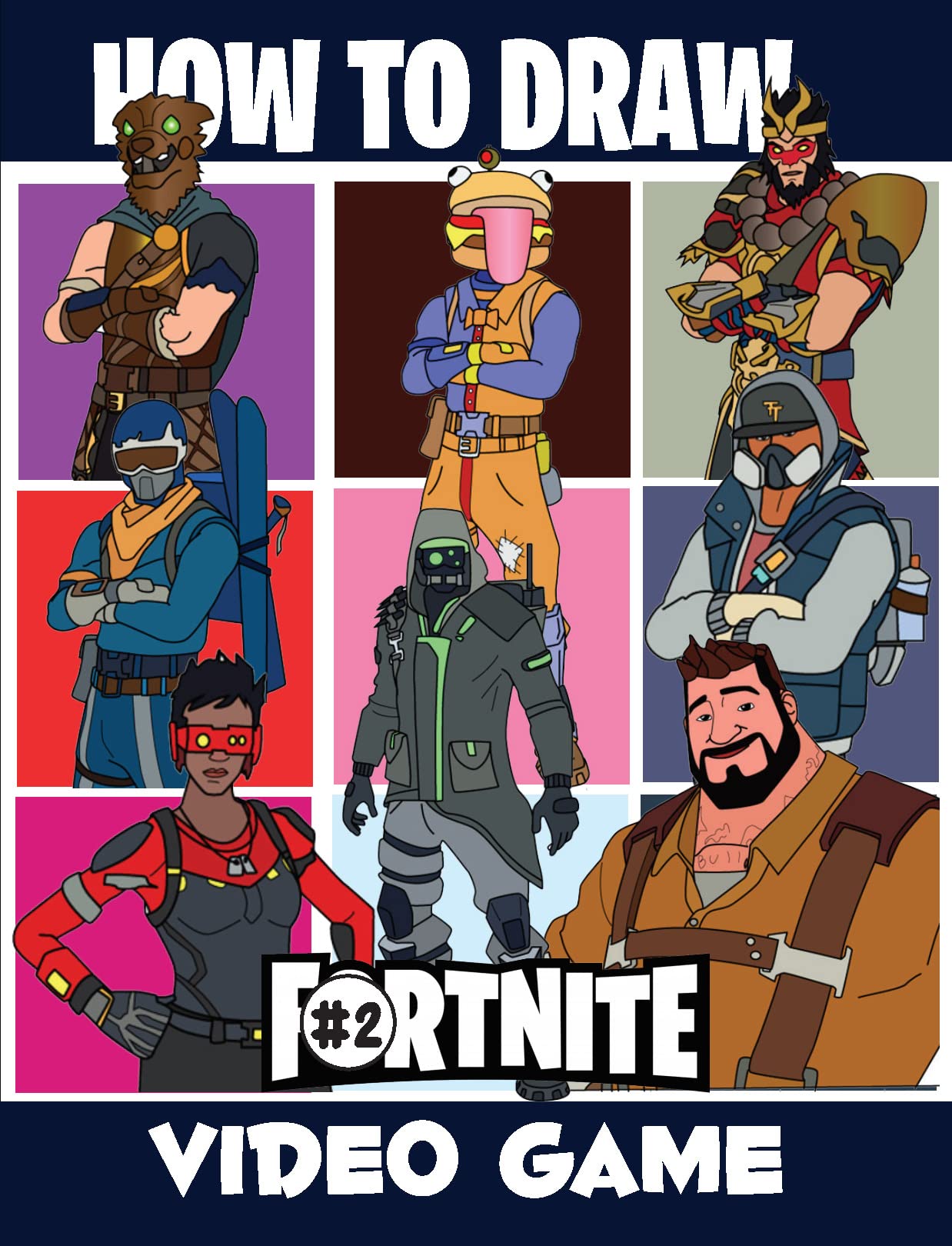 How to Draw Video game Characters #2: Learn How to Draw Fórtníte ...